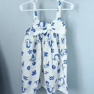 Old Navy | Dresses | Old Navy Size 4t Mermaid Print Dress Blue | Poshmark